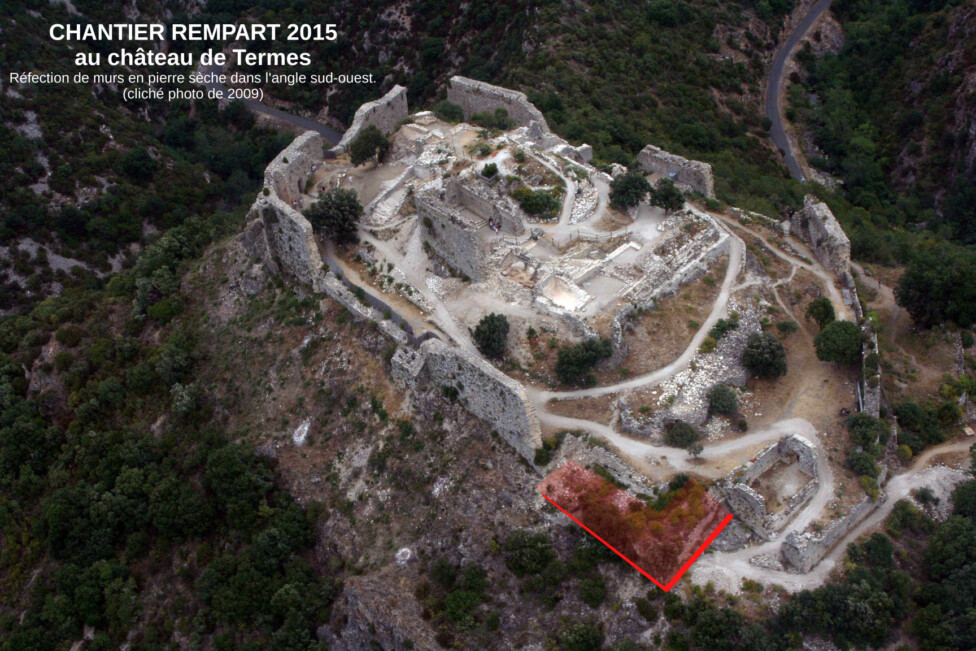 Chantier 2015 de l'association de sauvegarde du château de Termes ...